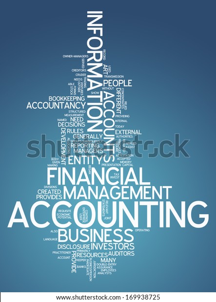 Word Cloud Accounting Stock Illustration 169938725