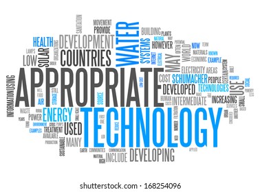 Word Cloud Appropriate Technology Stock Illustration 168254096 ...