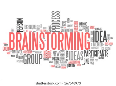 Word Cloud Brainstorming Stock Illustration 167548973 | Shutterstock