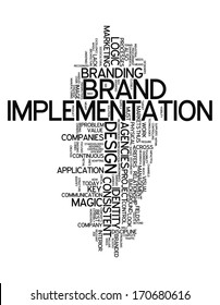 Word Cloud Brand Implementation Stock Illustration 170680616 | Shutterstock