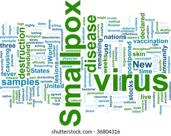 Word Cloud Concept Illustration Smallpox Virus Stock Illustration ...