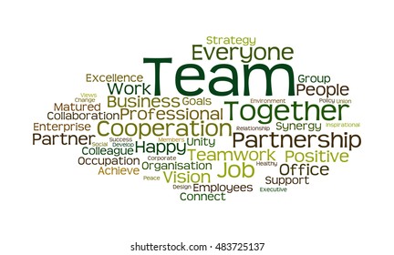 Word Cloud Concept Team Bonding Teammates 스톡 일러스트 483725137 | Shutterstock