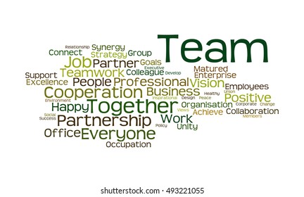 Word Cloud Concept Team Bonding Teammates 스톡 일러스트 493221055 | Shutterstock