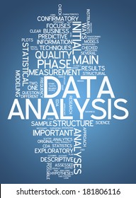 Word Cloud Data Analysis Related Tags Stock Illustration 181806116 ...
