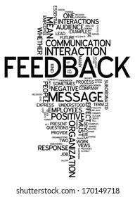 Word Cloud Feedback Wording Stock Illustration 170149718 | Shutterstock