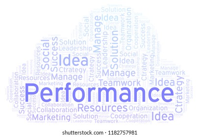 Word Cloud Text Performance Stock Illustration 1182757981 | Shutterstock