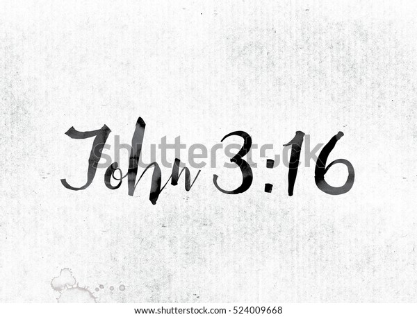 Word John 316 Concept Theme Painted Stock Illustration 524009668
