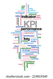 Wordcloud Kpi Key Performance Indicator Stock Illustration 219819349 ...