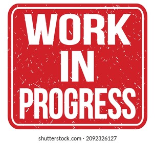 489 imágenes de Work in progress red stamp - Imágenes, fotos y vectores ...