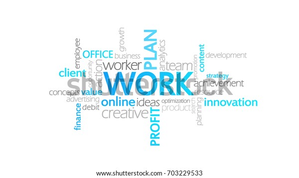 Work Word Cloud Illustration Stock Illustration 703229533 | Shutterstock