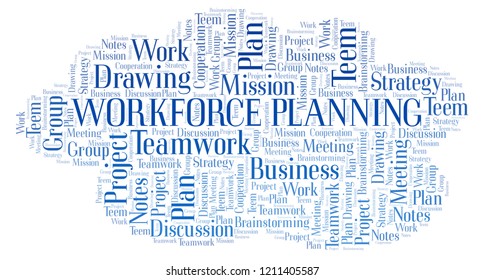 Workforce Planning Word Cloud Stock Illustration 1211405587 | Shutterstock