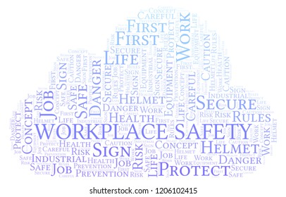 Workplace Safety Word Cloud Stock Illustration 1206102415 | Shutterstock
