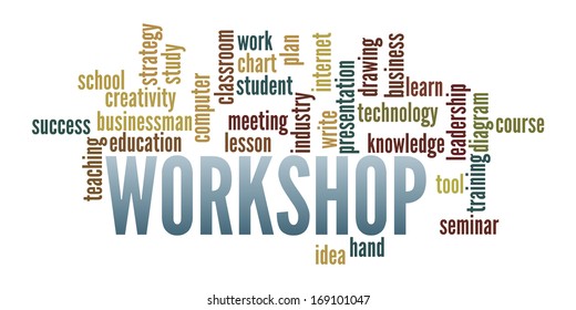 Workshop Word Collage Stock Illustration 169101047 | Shutterstock