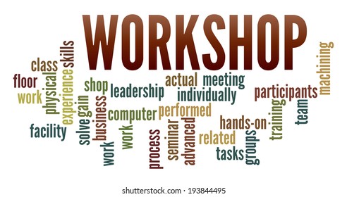 Workshop Word Collage Stock Illustration 193844495 | Shutterstock