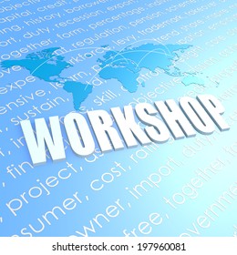 Workshop World Map Stock Illustration 197960081 | Shutterstock