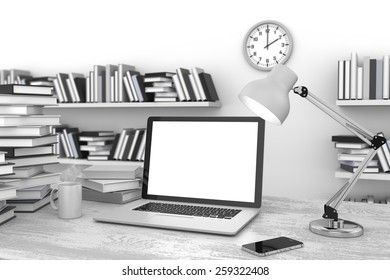 Workspace Stock Illustration 259322408 | Shutterstock