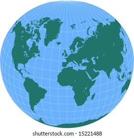 Map World Hemispheres Stock Vector (Royalty Free) 3289870 | Shutterstock