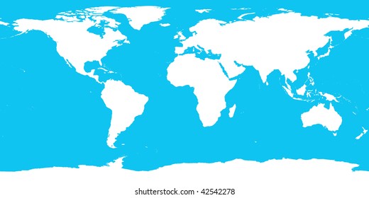 World Contour Map Stock Illustration 42542278 | Shutterstock