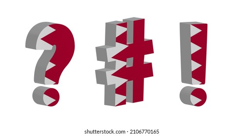 World Countries 3d Question Mark Exclamation Stock Illustration ...