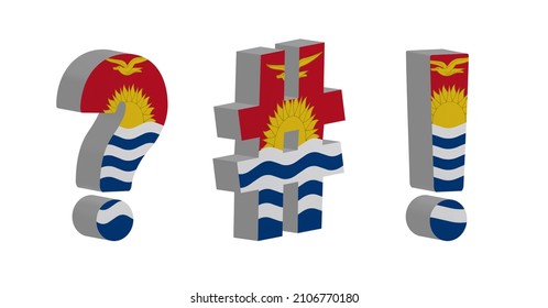 World Countries 3d Question Mark Exclamation Stock Illustration ...