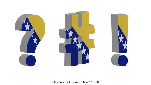 World Countries 3d Question Mark Exclamation Stock Illustration ...