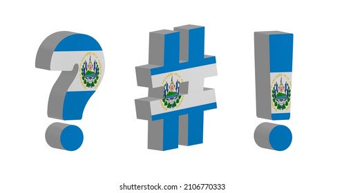 World Countries 3d Question Mark Exclamation Stock Illustration ...