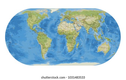 Map World Hemispheres Stock Vector (Royalty Free) 3289870 | Shutterstock
