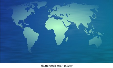Bitmap Illustration Concept World Map On Stock Illustration 221498671