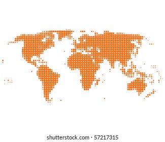 38,983 Orange world map 이미지, 스톡 사진 및 벡터 | Shutterstock