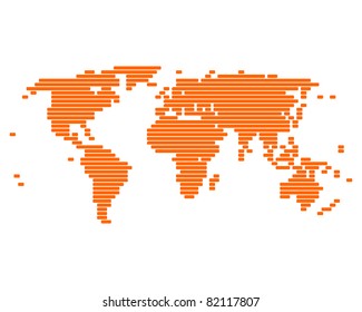 31,810 World map orange background Images, Stock Photos & Vectors ...