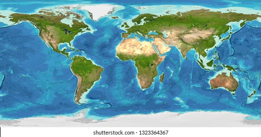 4,502 Elevation world map Images, Stock Photos & Vectors | Shutterstock