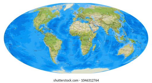1,239 Oval World Map Images, Stock Photos & Vectors | Shutterstock
