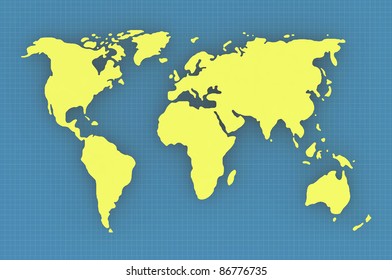 World Map Background Stock Illustration 86776735 | Shutterstock