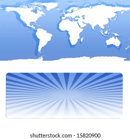 World Map Banner Map Backgrounds Stock Illustration 15820900 | Shutterstock