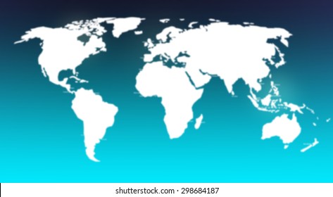 World Map Shadow Blue Gradient Background 스톡 일러스트 1344110825 | Shutterstock