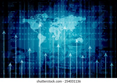 World Map Business Background Stock Illustration 254031136 | Shutterstock