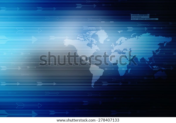 World Map Business Background Stock Illustration 278407133 | Shutterstock