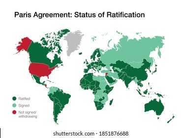 World Map Countries That Have Signed Stock Illustration 1851876688 ...