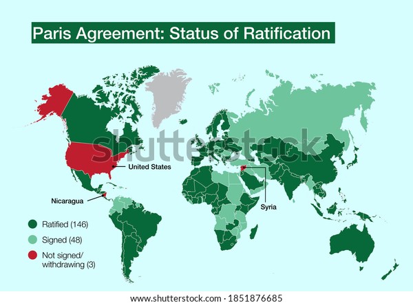 World Map Countries That Have Signed Stock Illustration 1851876685 ...