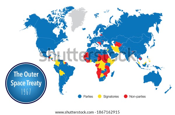 World Map Countries That Have Signed Stock Illustration 1867162915 ...