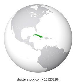World Map Cuba Stock Illustration 185232284 | Shutterstock
