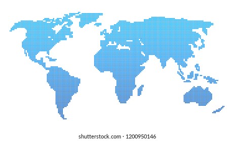 World Map Dotted Concept Stock Illustration 1200950146 | Shutterstock