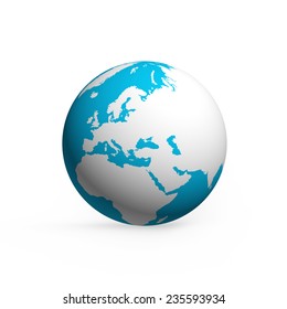 World Map Globe Icon Stock Illustration 235593934 | Shutterstock