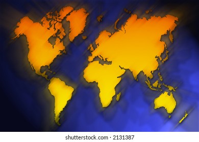 World Map Illustration Motion Background 库存插图 2131387 | Shutterstock