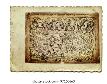 World Map Ink Drawing Stock Illustration 97160663 | Shutterstock