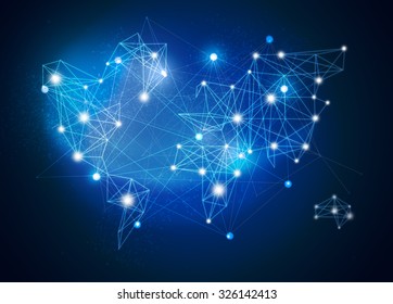 Dot matrix map Images, Stock Photos & Vectors | Shutterstock