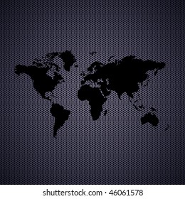 World Map Metal Background Stock Illustration 46061578 | Shutterstock