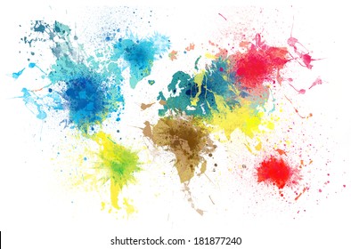 25,074 Paint map abstract white Images, Stock Photos & Vectors ...