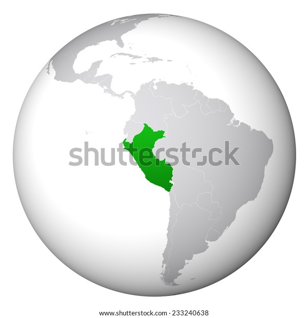 World Map Peru Stock Illustration 233240638 | Shutterstock