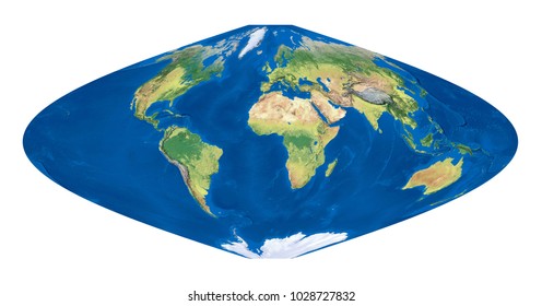 Precise Planisphere Complete Map World 스톡 일러스트 70905595 | Shutterstock